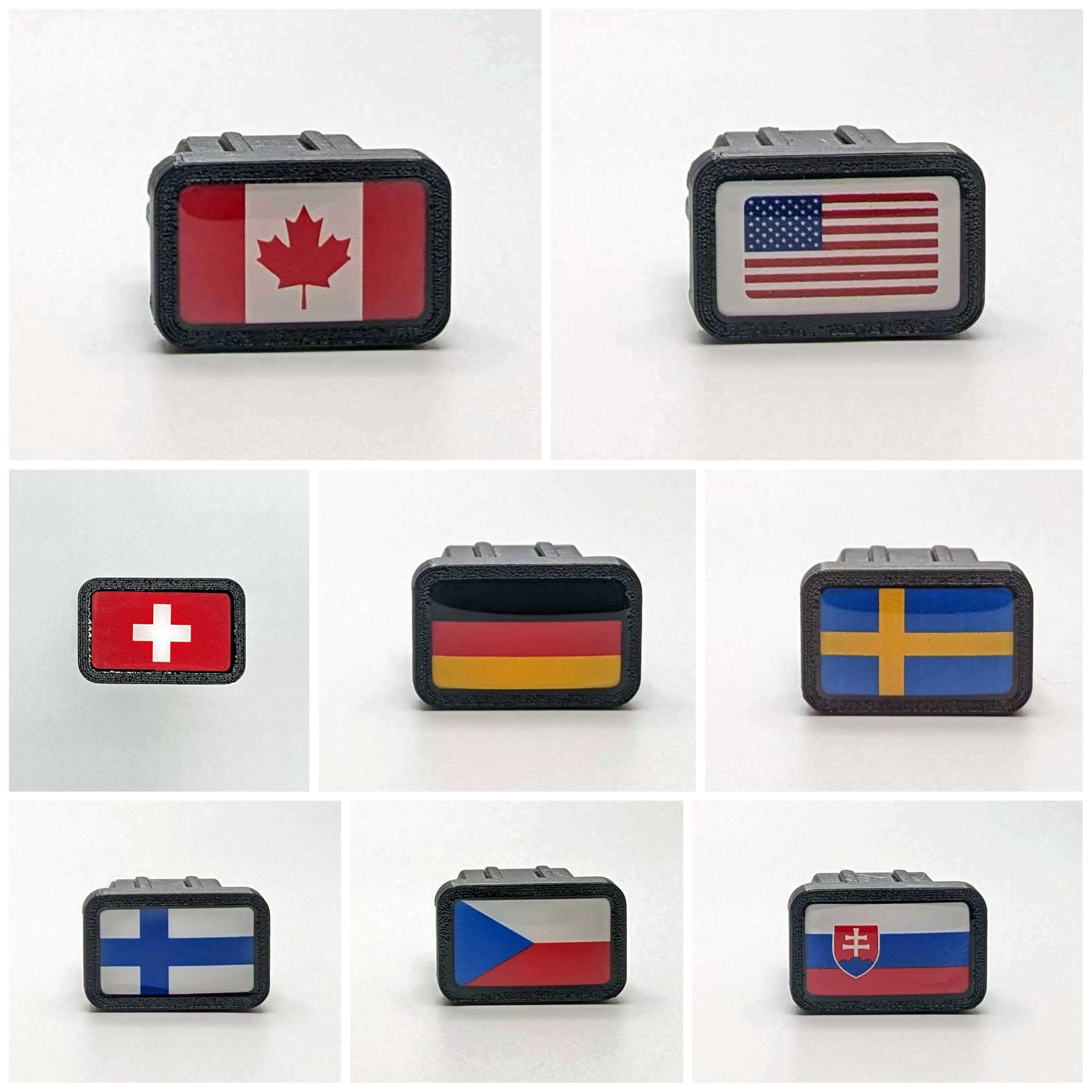 Custom Hockey Stick End Cap Jr, INT, Sr Size - NATIONAL Flags - Etsy