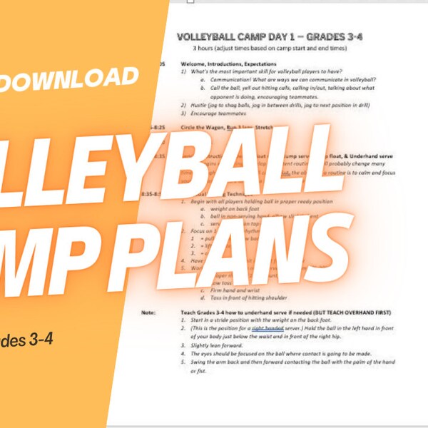 Volleyball Camp Svg - Etsy