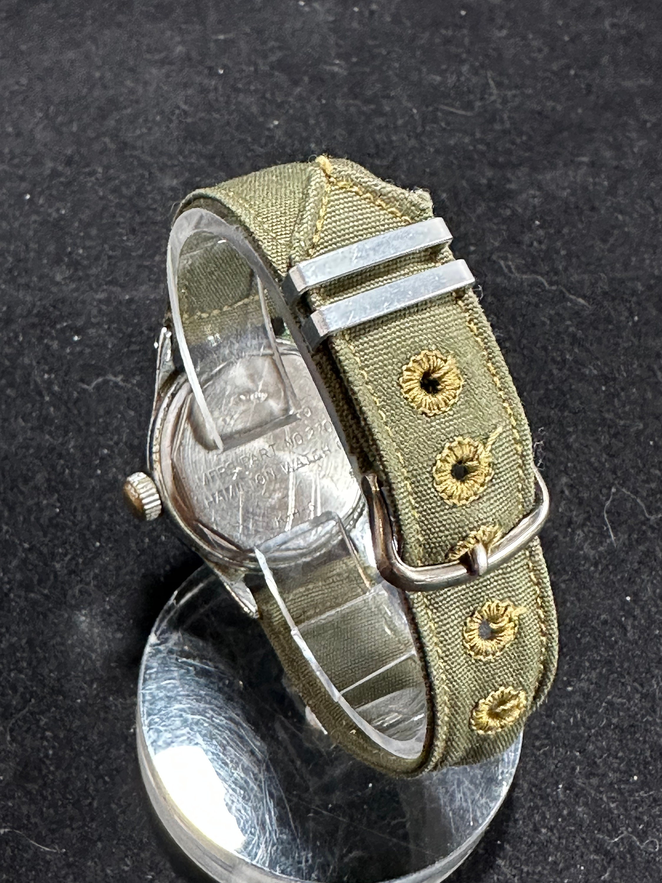 Authentic 1944 WW2 Military Issue Watch Band 2-piece 16mm Wide (5/8 In ...