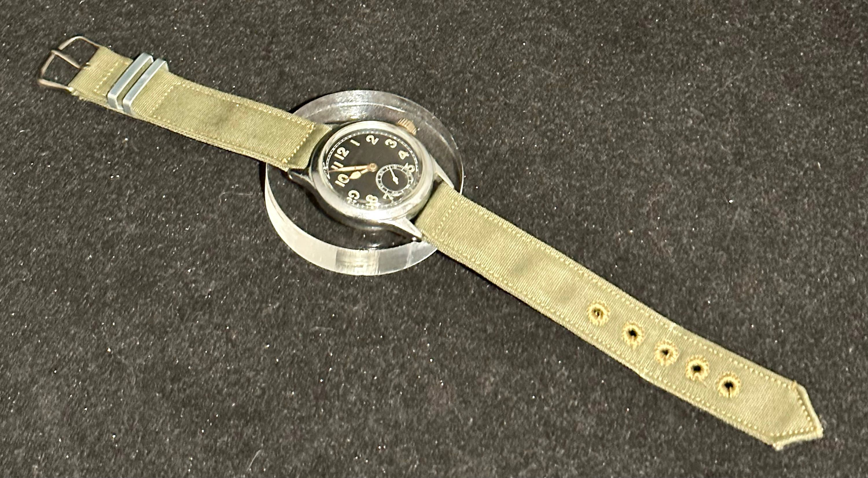 Authentic 1944 WW2 Military Issue Watch Band 2-piece 16mm Wide (5/8 In ...