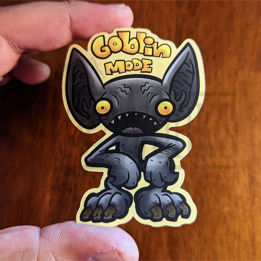 Goblin Mode - the Hopkinsville Goblins Monster Cryptid Waterproof Vinyl ...