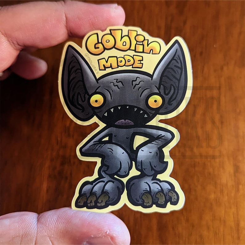 The Hopkinsville Goblins "goblin Mode" Monster Cryptid Waterproof Vinyl ...