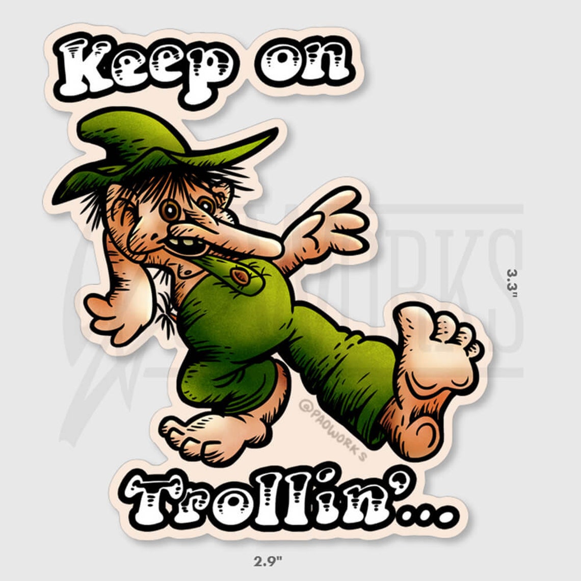 Keep on Trollin' Comic Fan Art Scandinavian Norweigian Nordic Troll ...