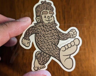 Biggie - Cute Bigfoot Sasquatch Yeti Skunk Ape Yowie Cryptid Waterproof ...
