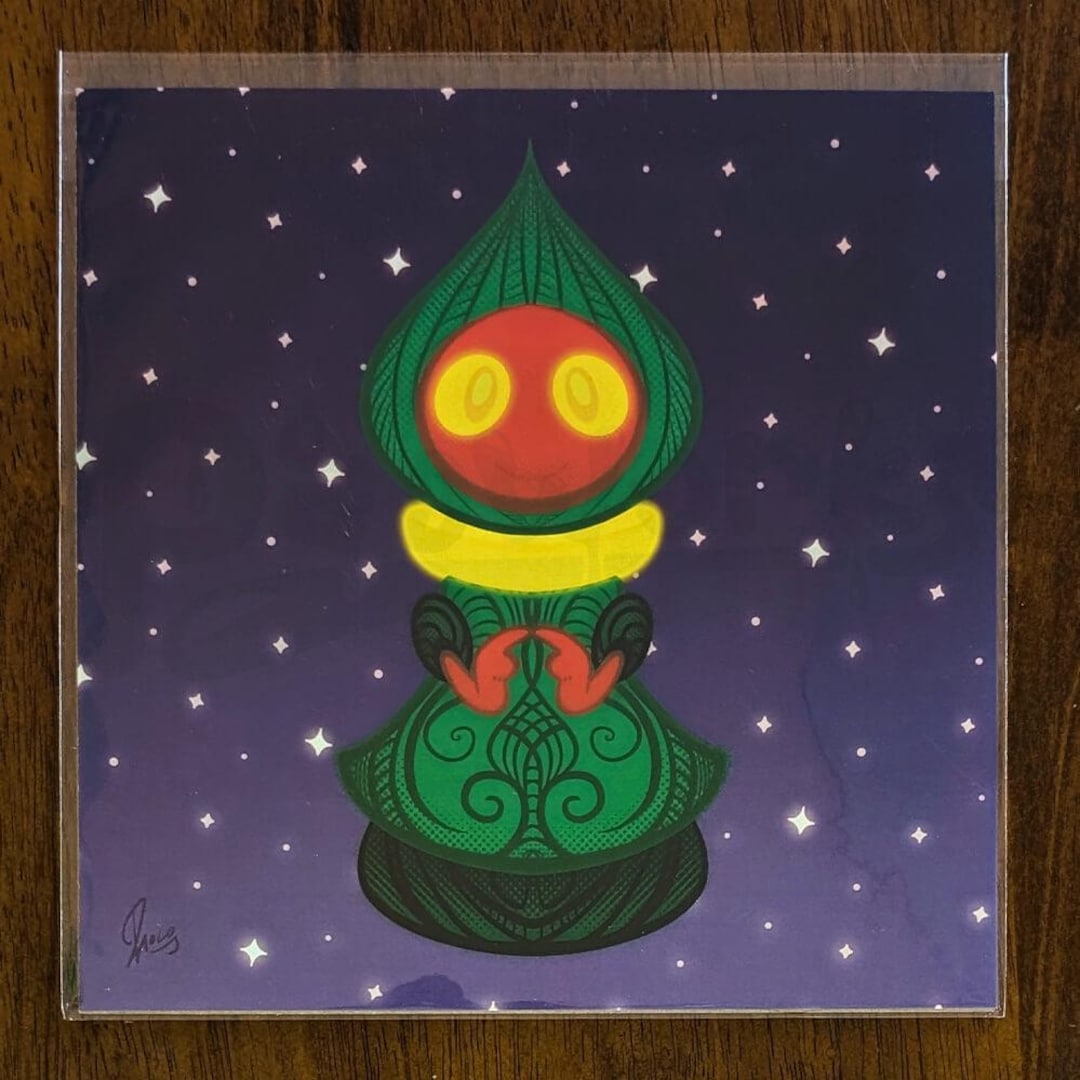 Braxie - 8x8 Original Cute Braxxie the Flatwoods Monster Alien Cryptid ...