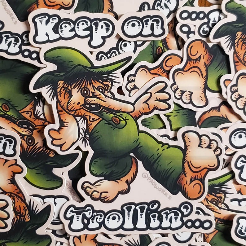 Keep on Trollin - Comic Fan Art Scandinavian Norwegian Nordic Troll ...