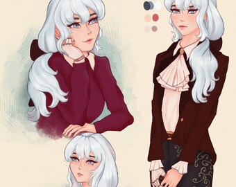 Fanart Oc Painting - Etsy