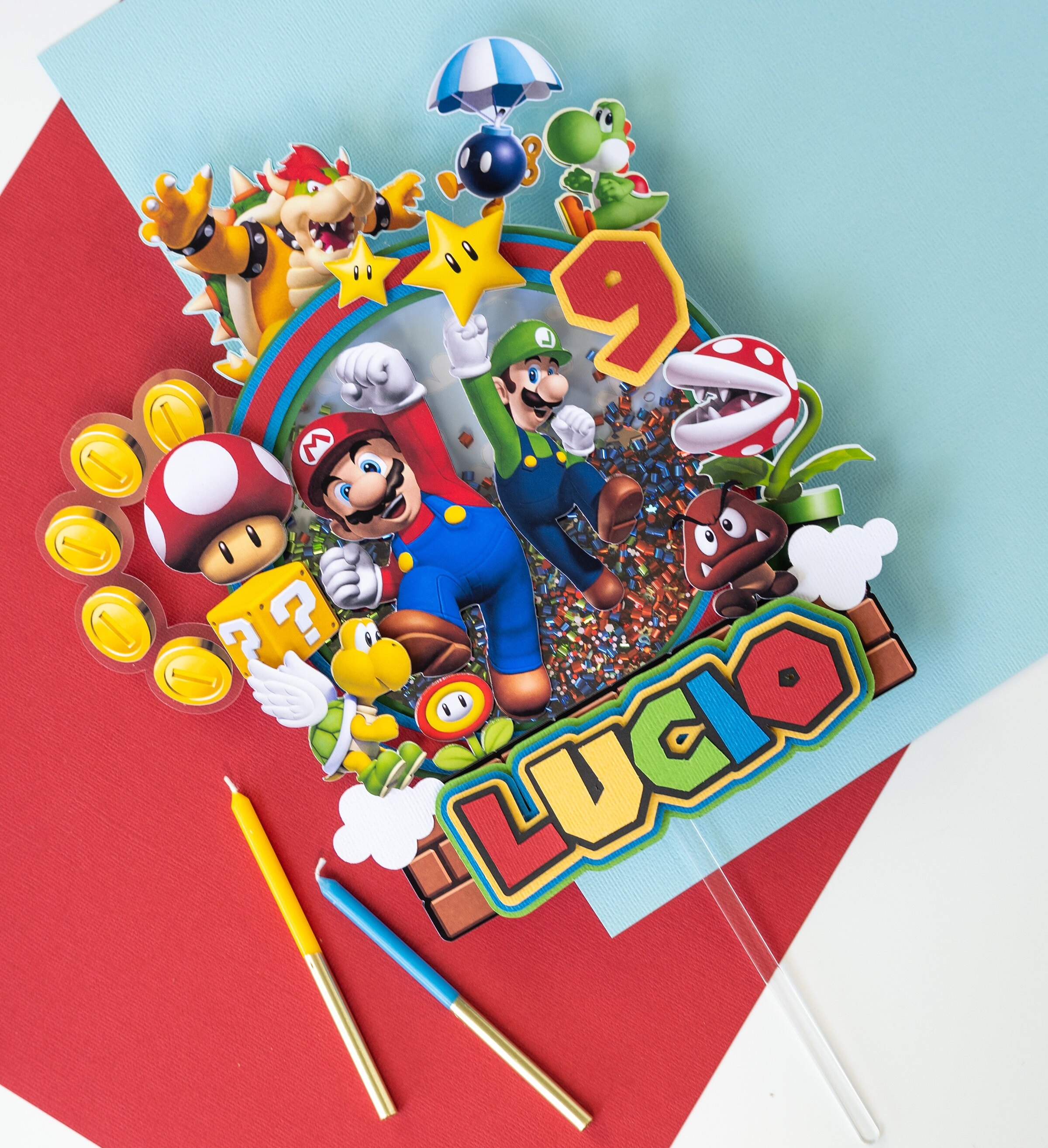 Mario Brothers Cake Toppers