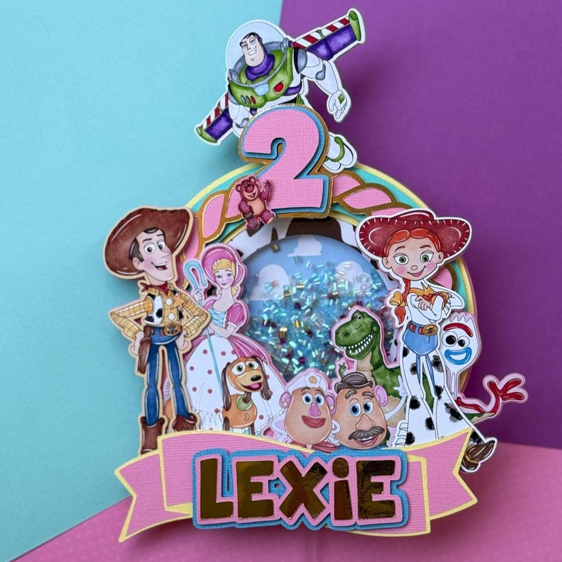 Toy Story Cake Topper, Toy Story Girl Cake Topper, Toy Story Party, Toy ...