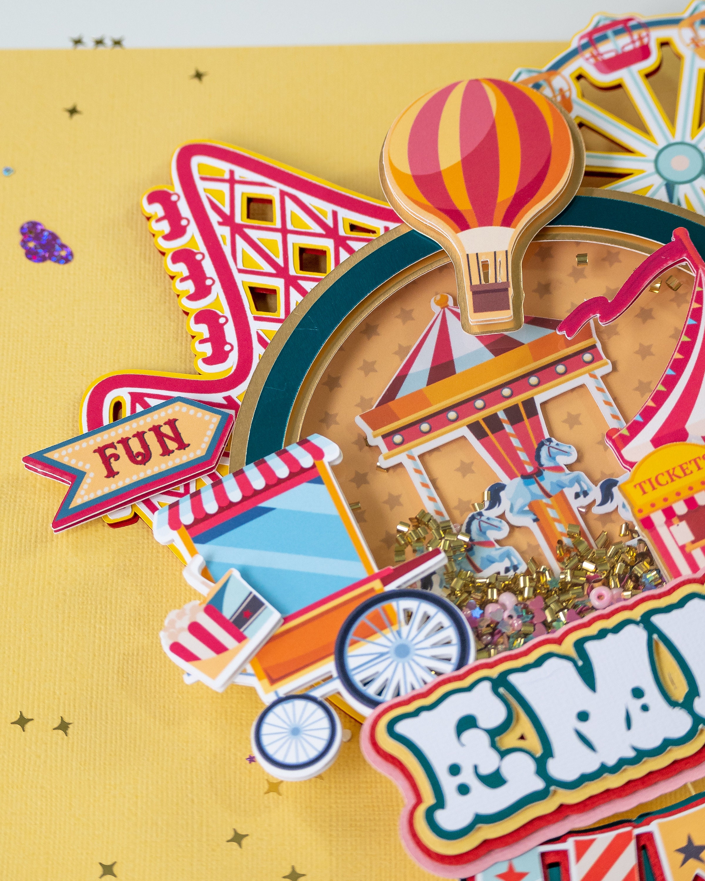 Amusement Park Cake Topper, Amusement Park Birthday, Amusement Park ...