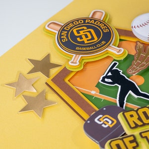 San Diego Padres Cake Topper 3D Shaker Cake Topper Baseball - Etsy