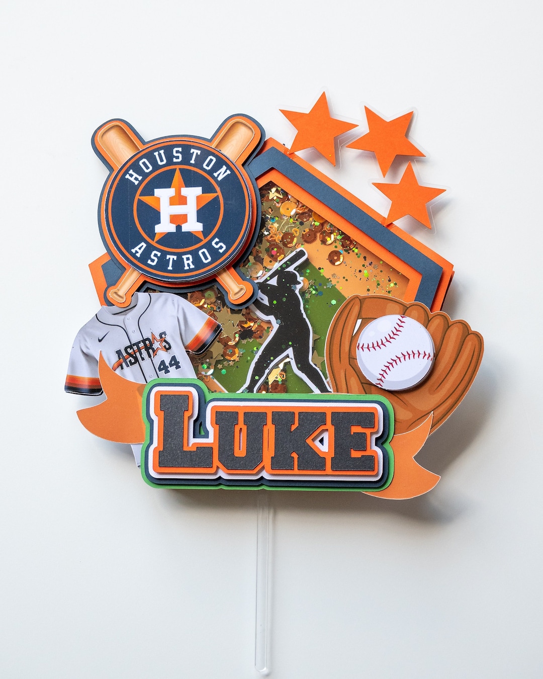 3D Shaker Cake Topper, Baseball Theme Cake Topper, Sport Cake Topper ...