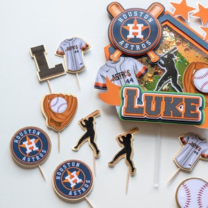 3D Shaker Cake Topper, Baseball Theme Cake Topper, Sport Cake Topper ...