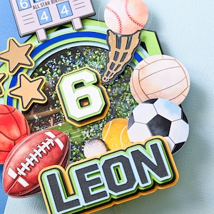 All Sports Cake Topper, Sports Cake Topper, Sports Themed Cake Topper ...