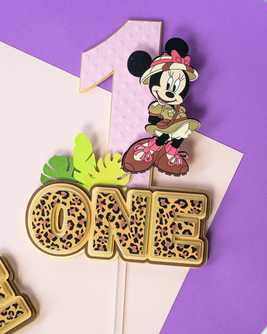 Baby First Cake Topper, Baby First Birthday Cake Topper, Minnie One ...