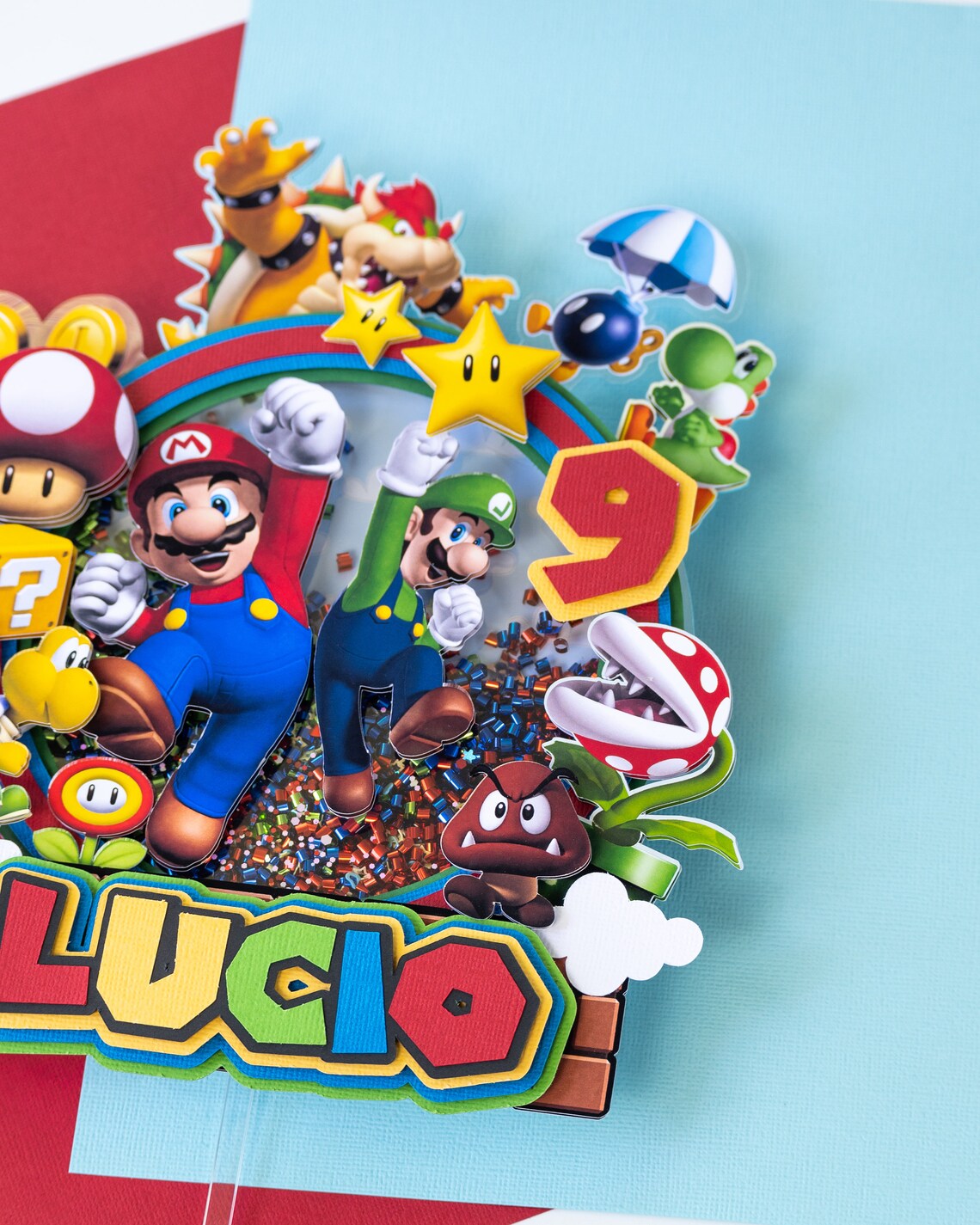 Super Mario Cake Topper Mario Bros Cake Topper Mario Cake - Etsy México