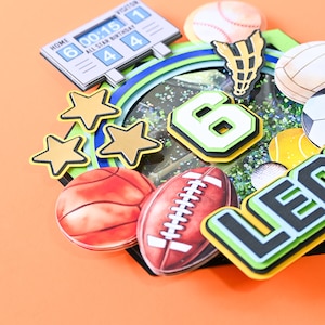 All Sports Cake Topper, Sports Cake Topper, Sports Themed Cake Topper ...