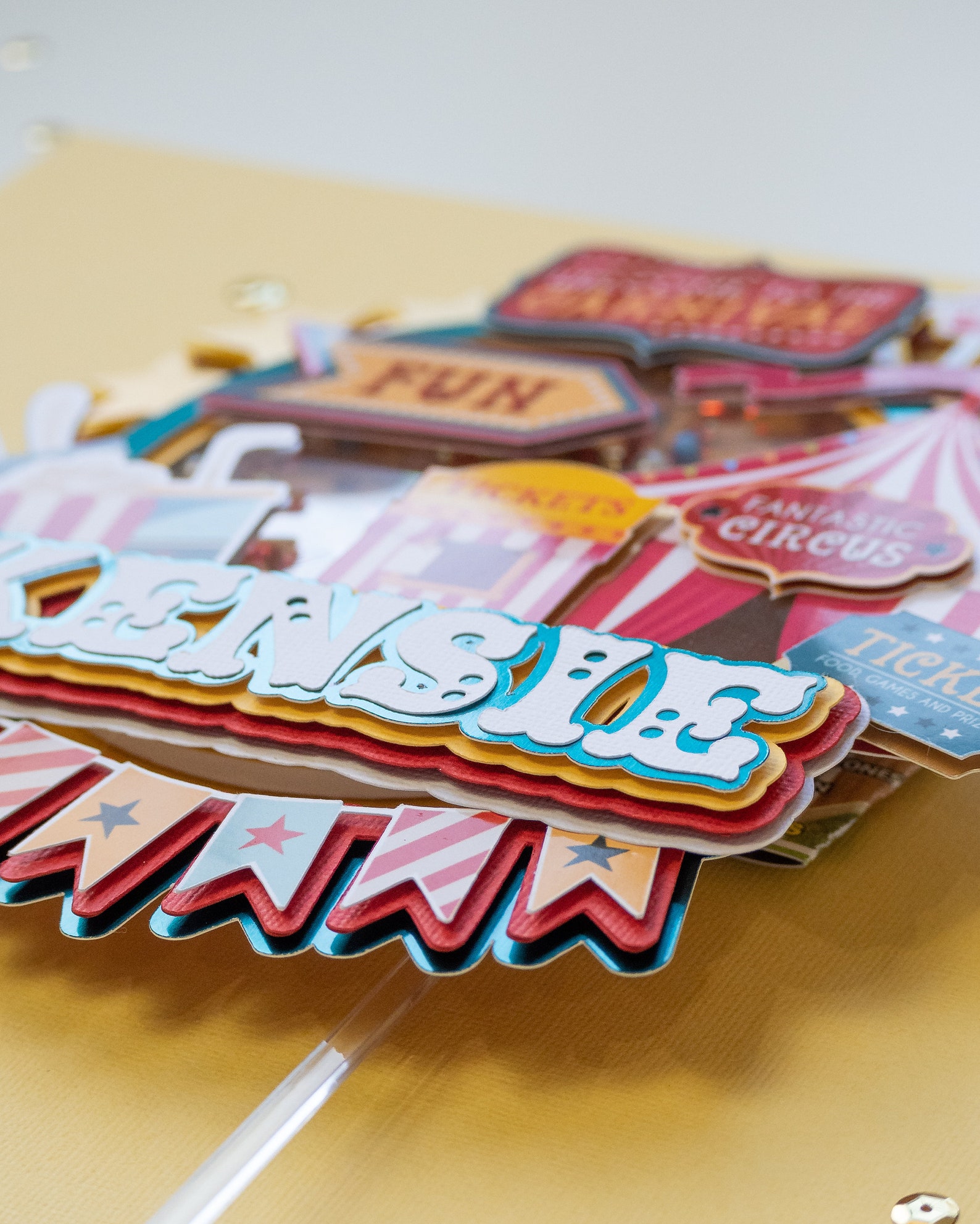 Circus Cake Toppers, Circus Tent Cake Topper, Carnival Cake Decorations ...