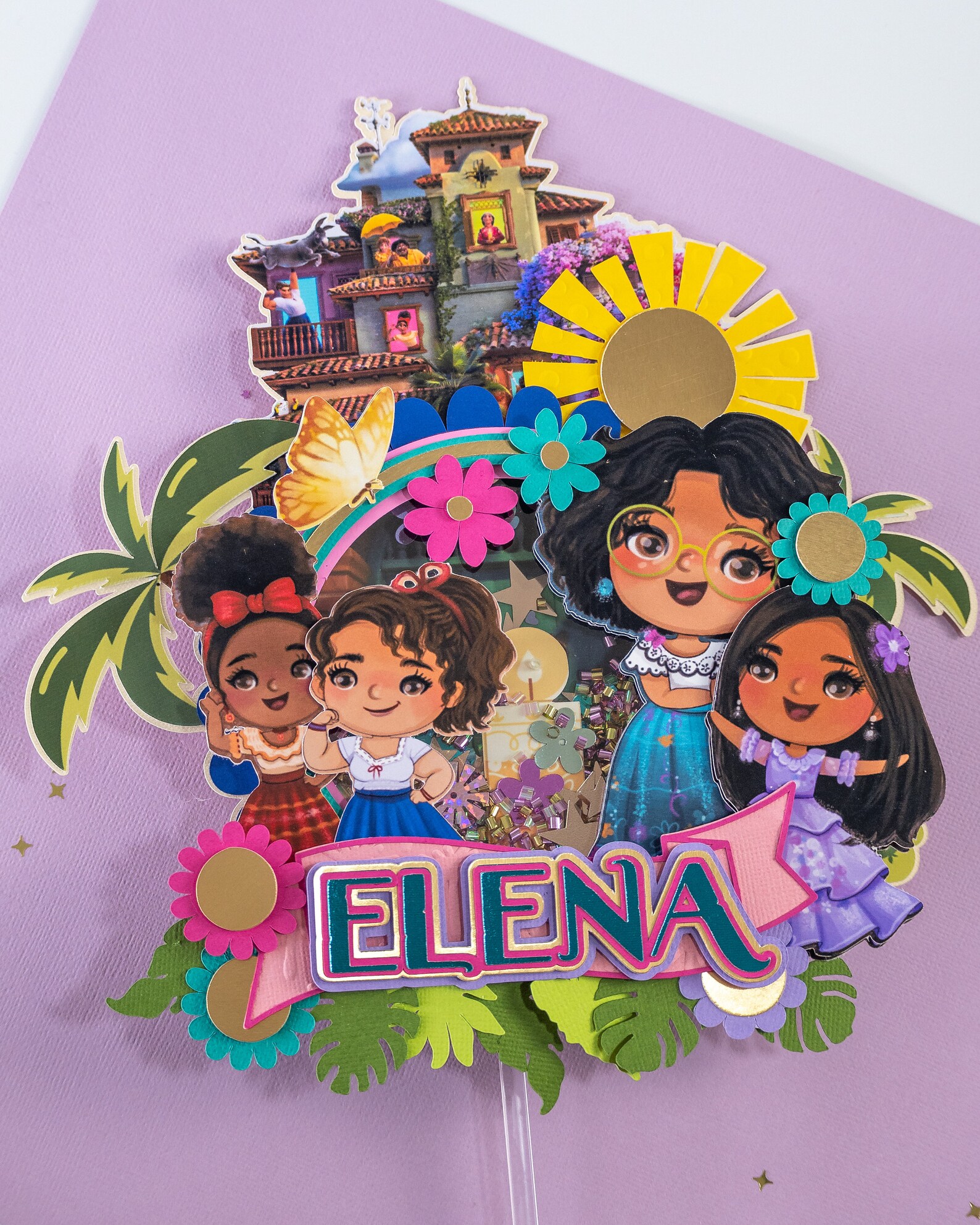 Encanto Cake Topper Shaker, Maribel Encanto Cake Topper, Encanto Casita ...