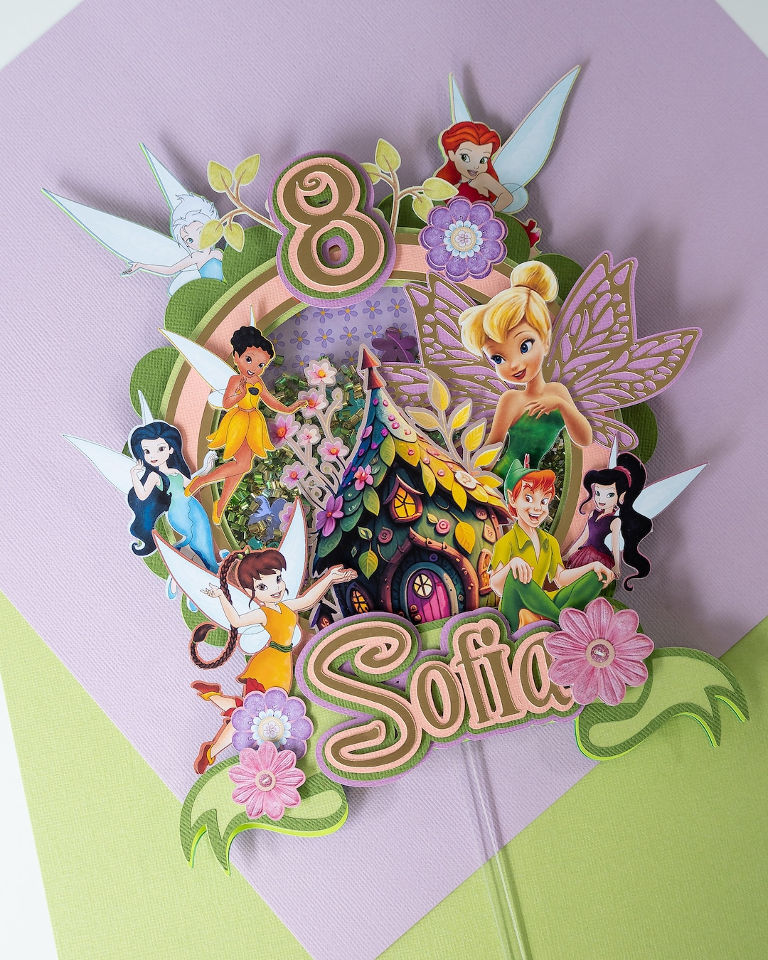 Tinkerbell Cake Topper, Tinkerbell Cake, Peter Pan, Fairy Cake Topper, Tinkerbell Birthday ...