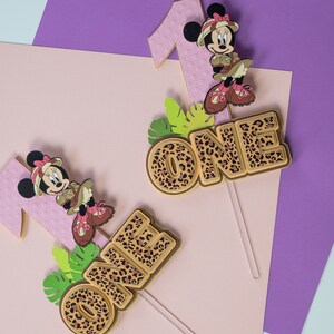 Baby First Cake Topper, Baby First Birthday Cake Topper, Minnie One ...