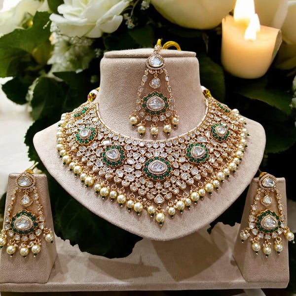 Bridal CZ Emerald Diamond / Real Diamond Replica/statement Crystal ...