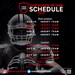 Editable Football Schedule Template, DIY Canva Design for Social Media ...