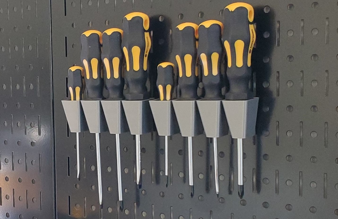 3D Printed Pegboard Screwdriver Storage 2-pack - Etsy