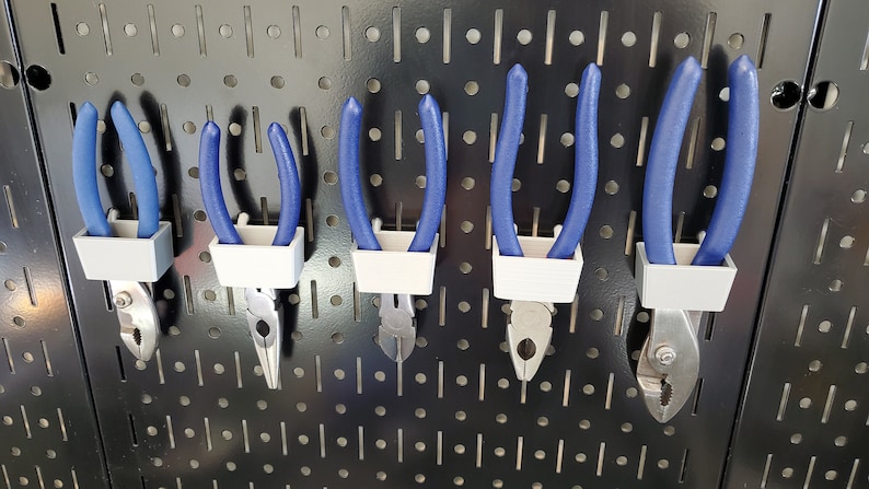 3D Printed Pegboard Pliers Storage (5-pack) - Etsy