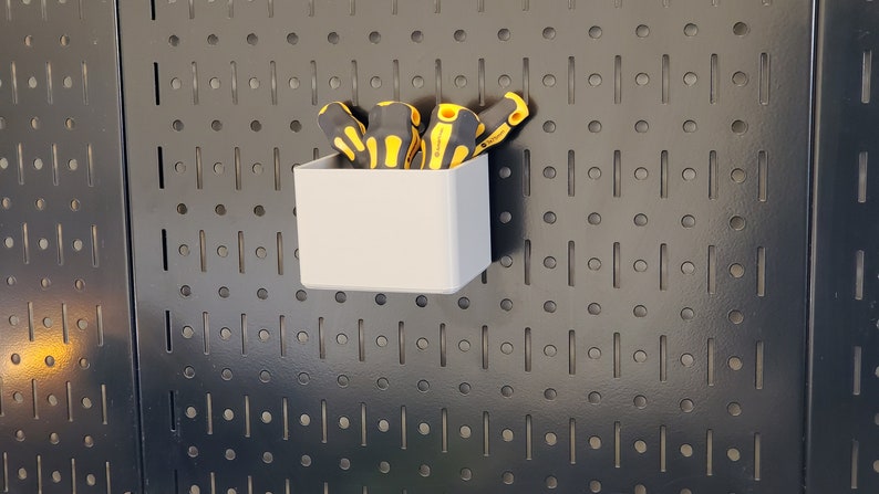 3D Printed Pegboard Storage Cup - Etsy