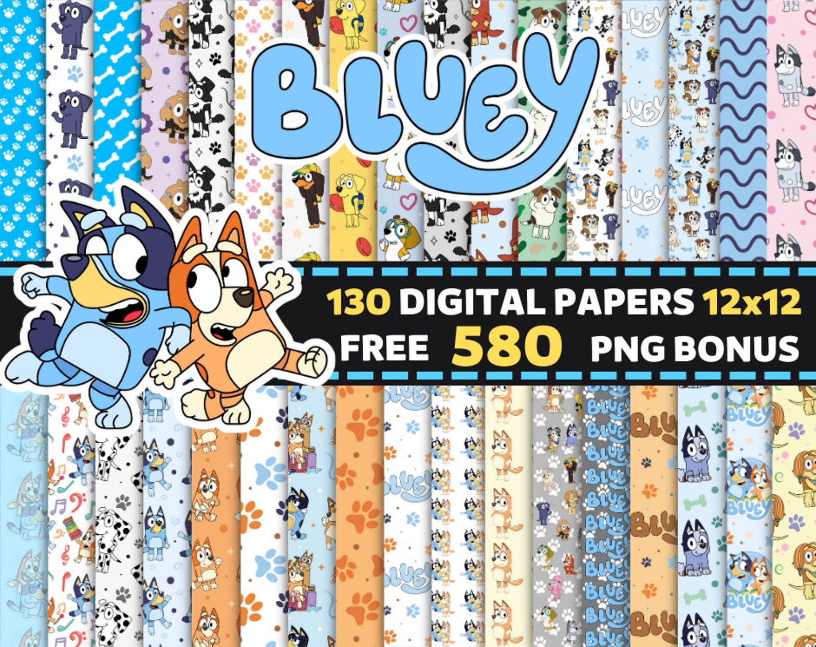 Bluey Contact Paper