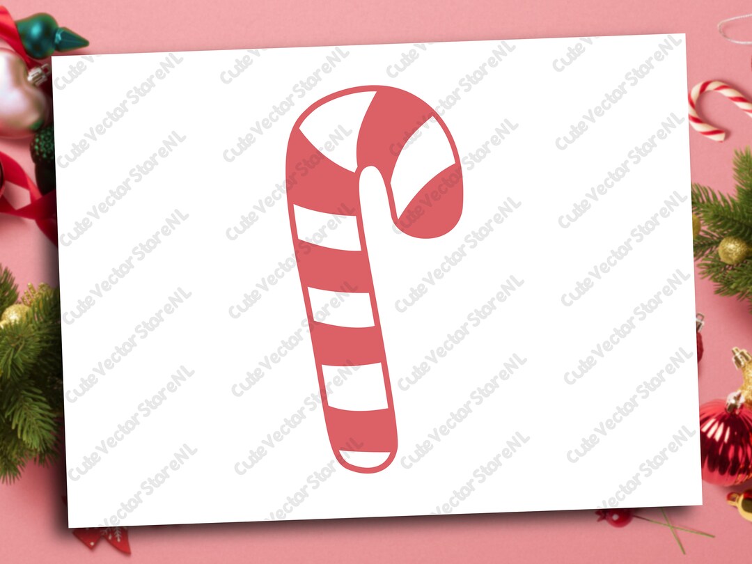 Candy Cane Svg, Cute Candy Cane Clipart, Christmas Svg, Cricut Mug ...