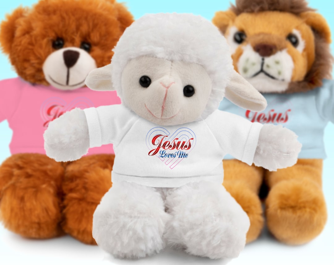 Jesus Loves Me Stuffed Animals, Christian Gift, Christian Stuffed ...