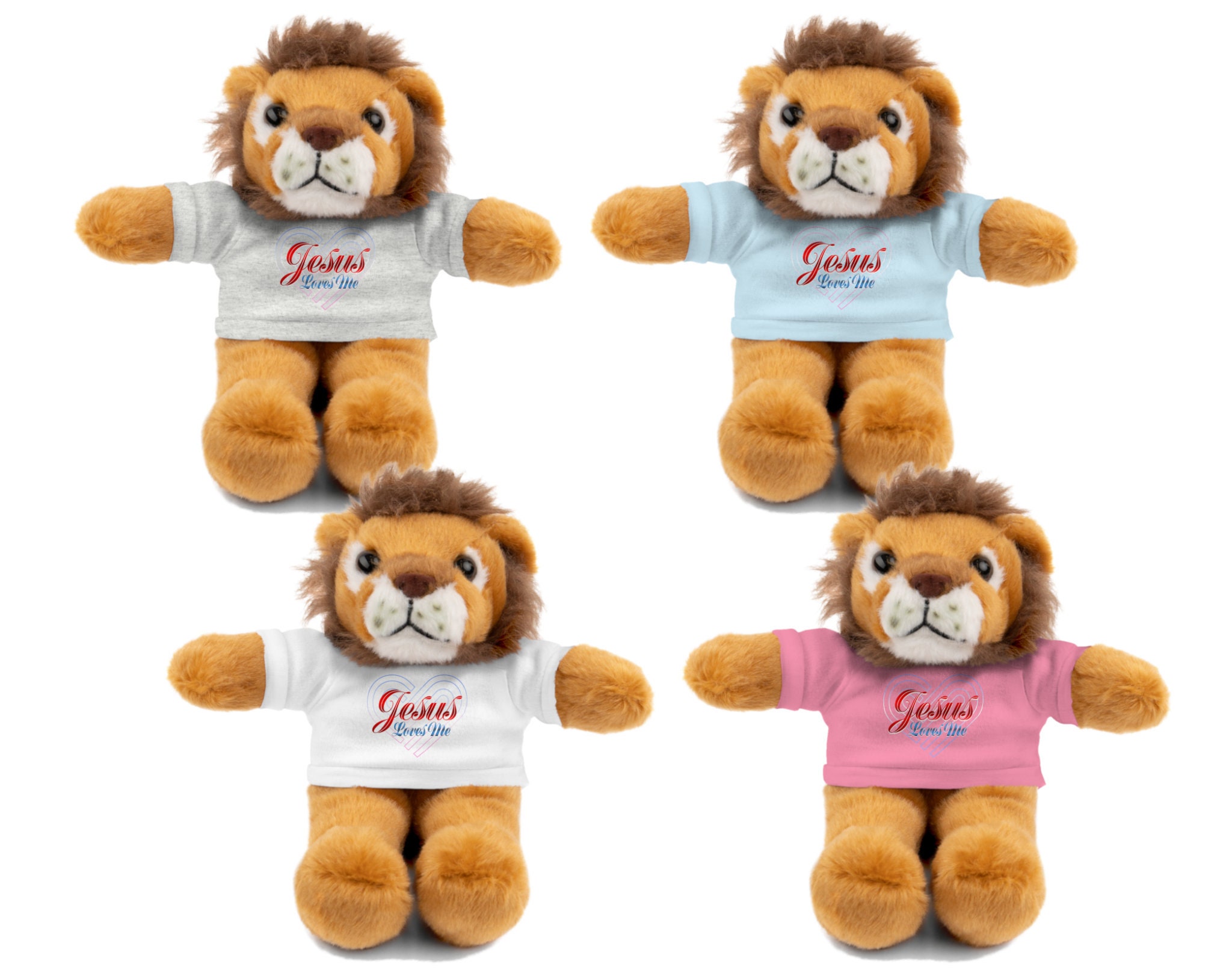 Jesus Loves Me Stuffed Animals, Christian Gift, Christian Stuffed ...