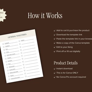 Editable Travel Packing List | Digital Travel Packing Checklist | Canva Packing List Template ...
