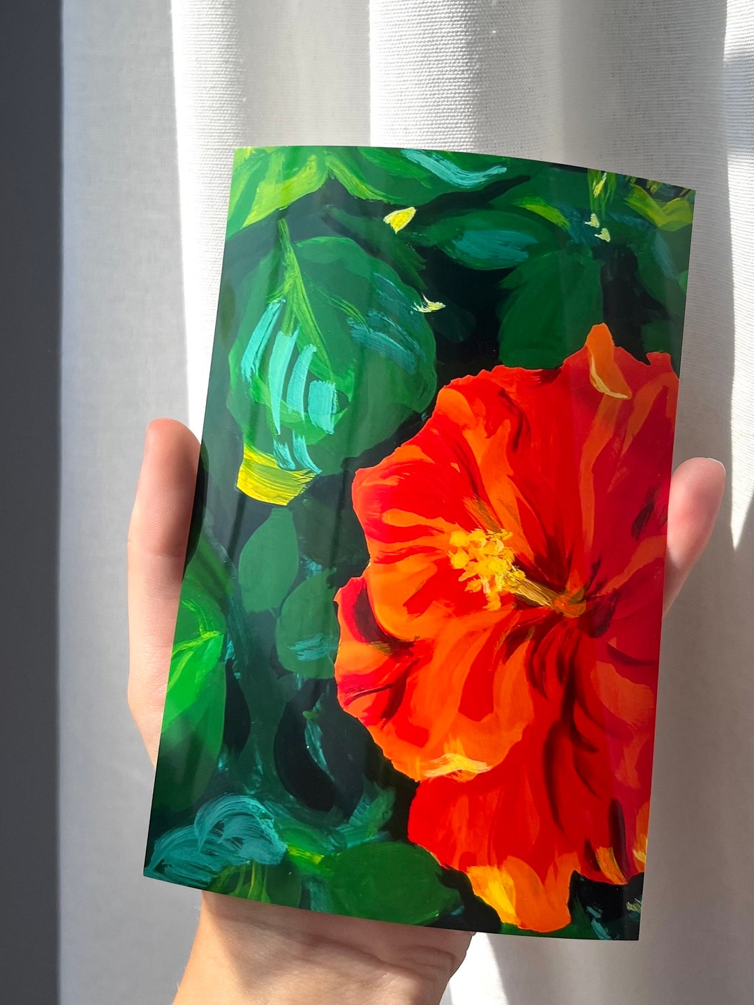 Hibiscus Flower Print - Etsy