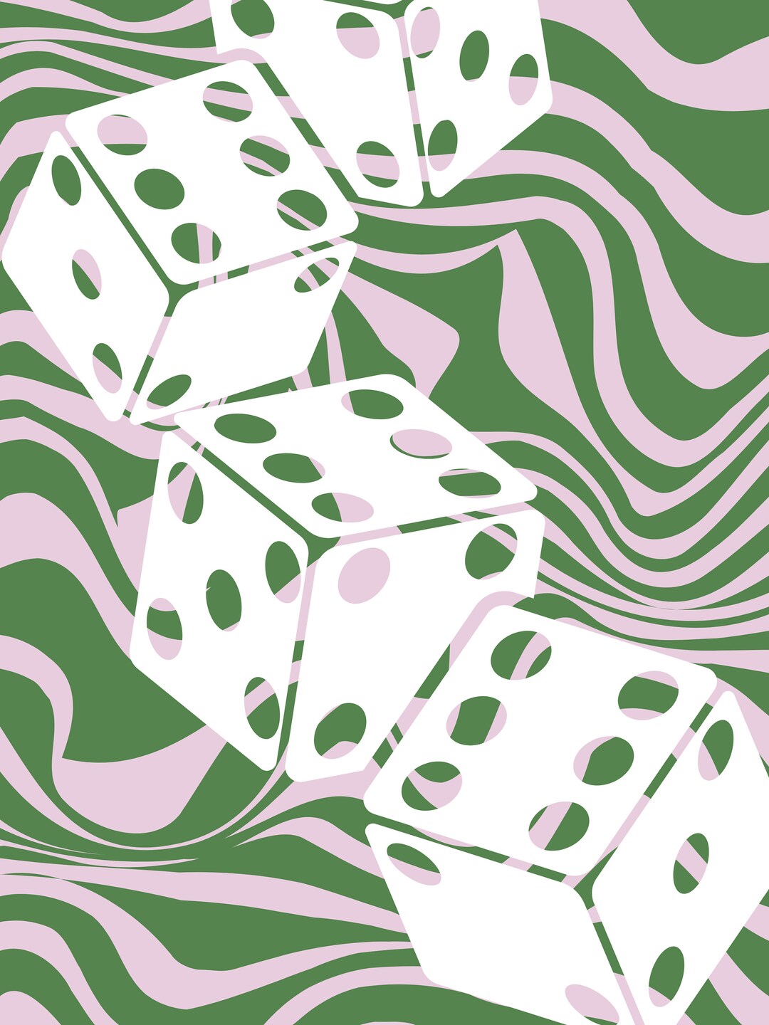 Retro Dice Wall Decor Digital Printable Poster - Etsy