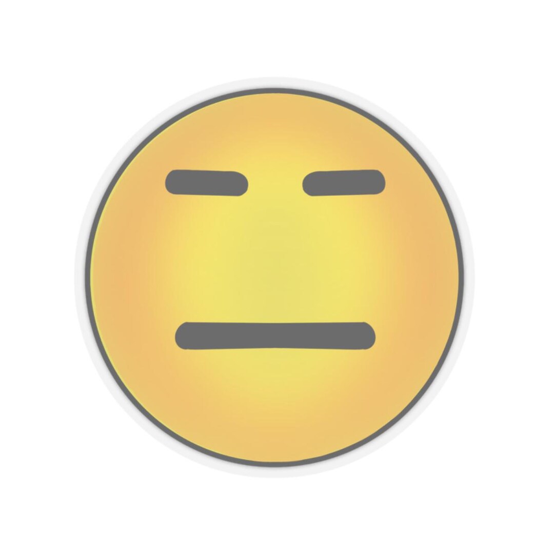 Sassy Emoji Vinyl Sticker - Unique Laptop Decal - Etsy
