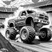 High-octane Monster Truck - Etsy