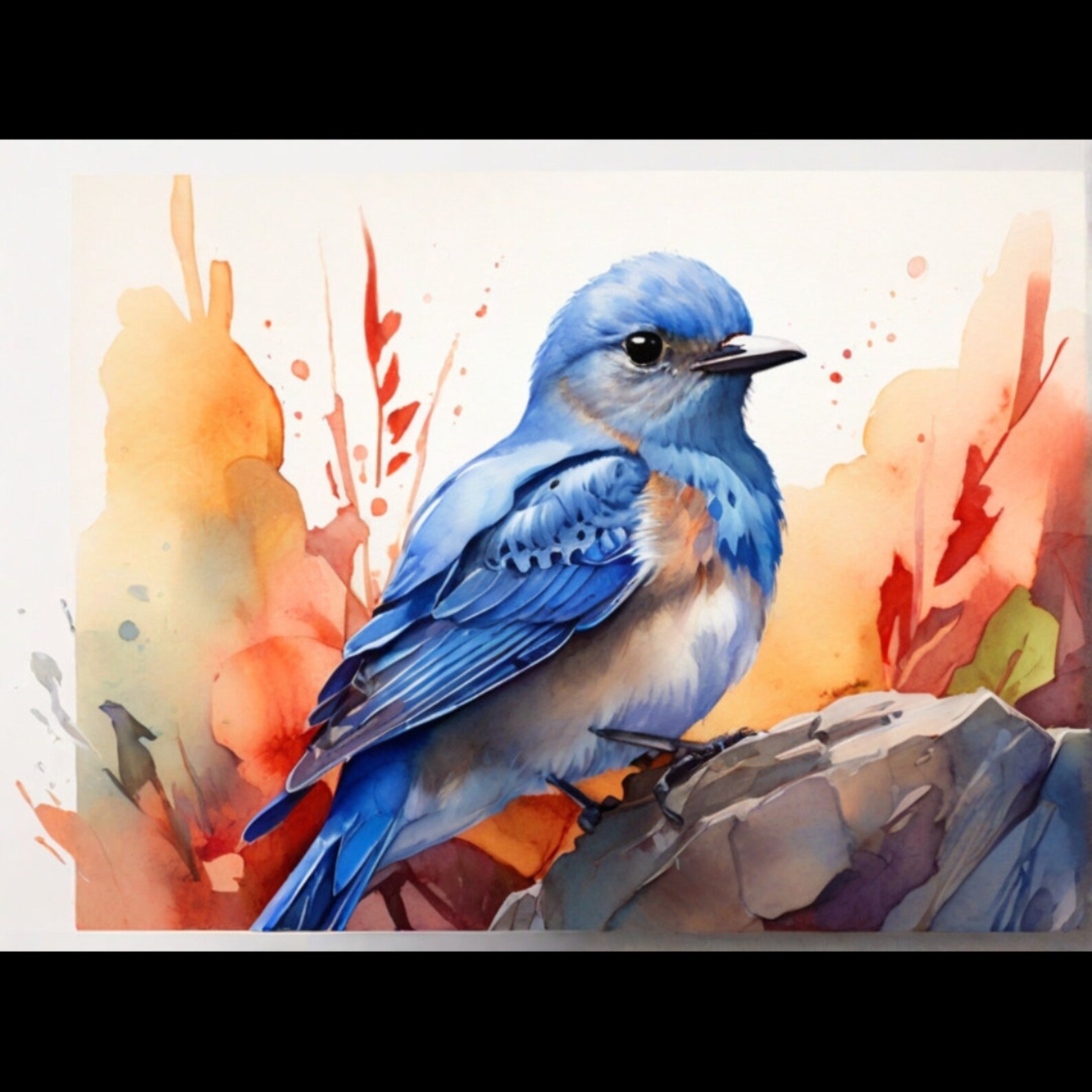 8 Blue Bird Set Clipart, Coloured Blue Bird Clipart, Printable ...