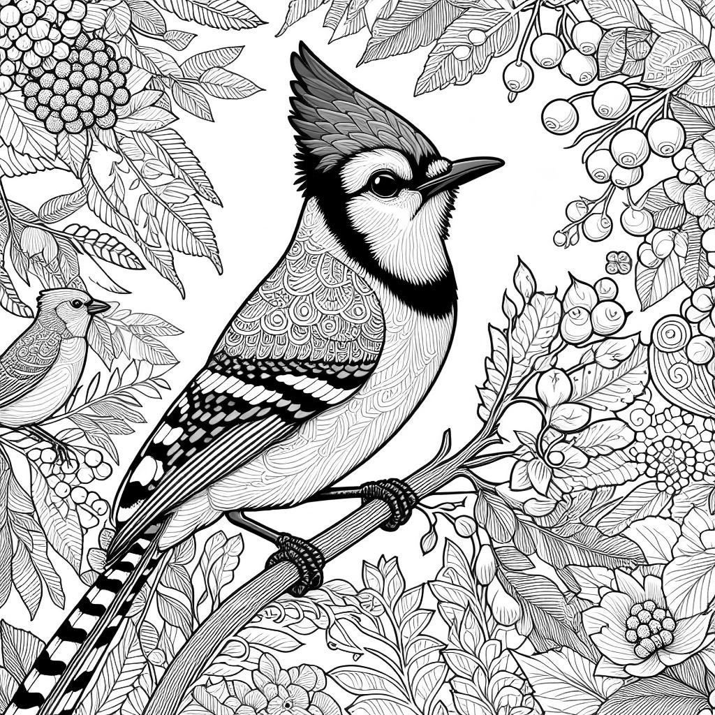Delightful Small Bird Coloring Pages, Explore Nature's Miniature ...