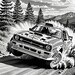 Rally Car Racing Adventure Coloring Page - Etsy
