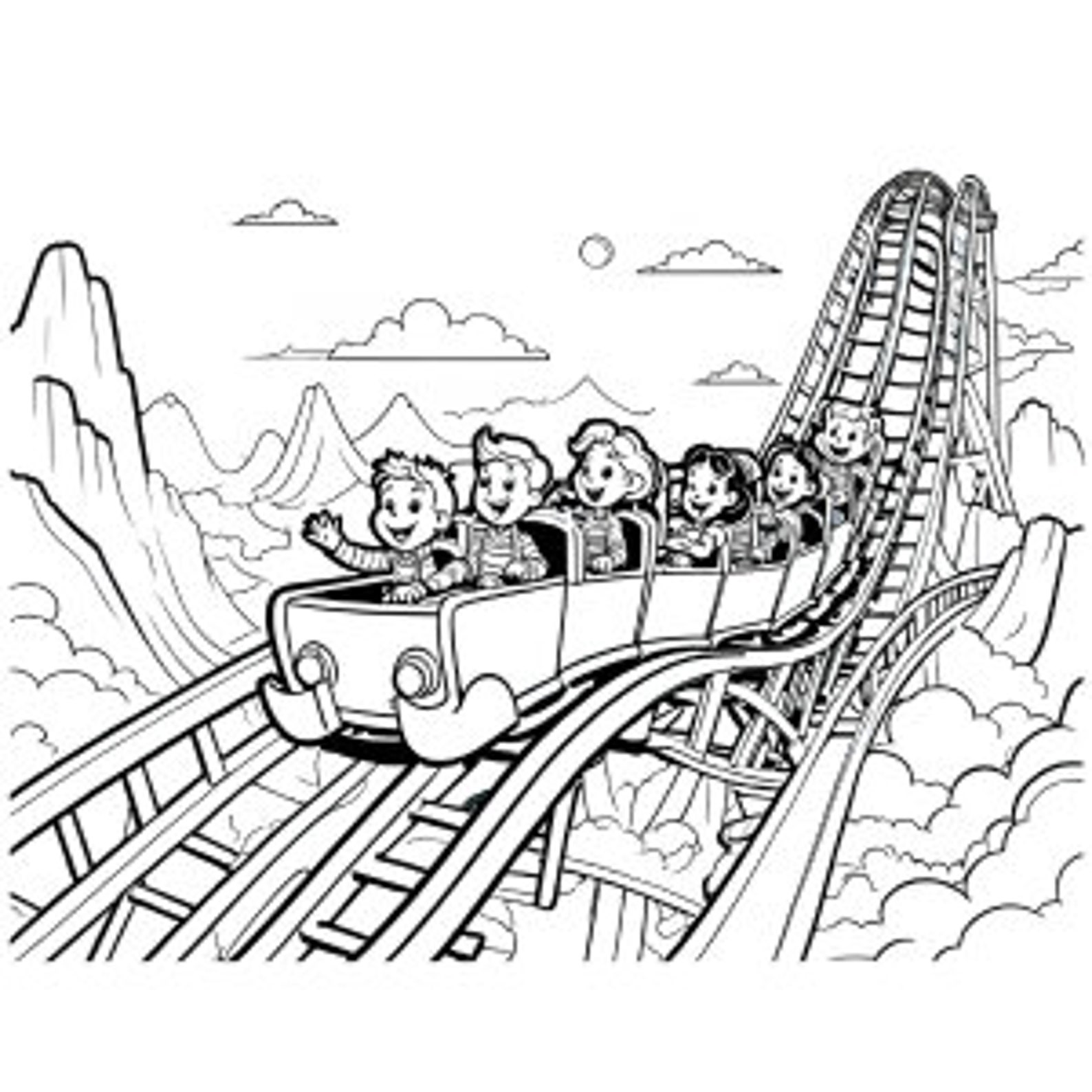 Colouring Pages Transport - Etsy