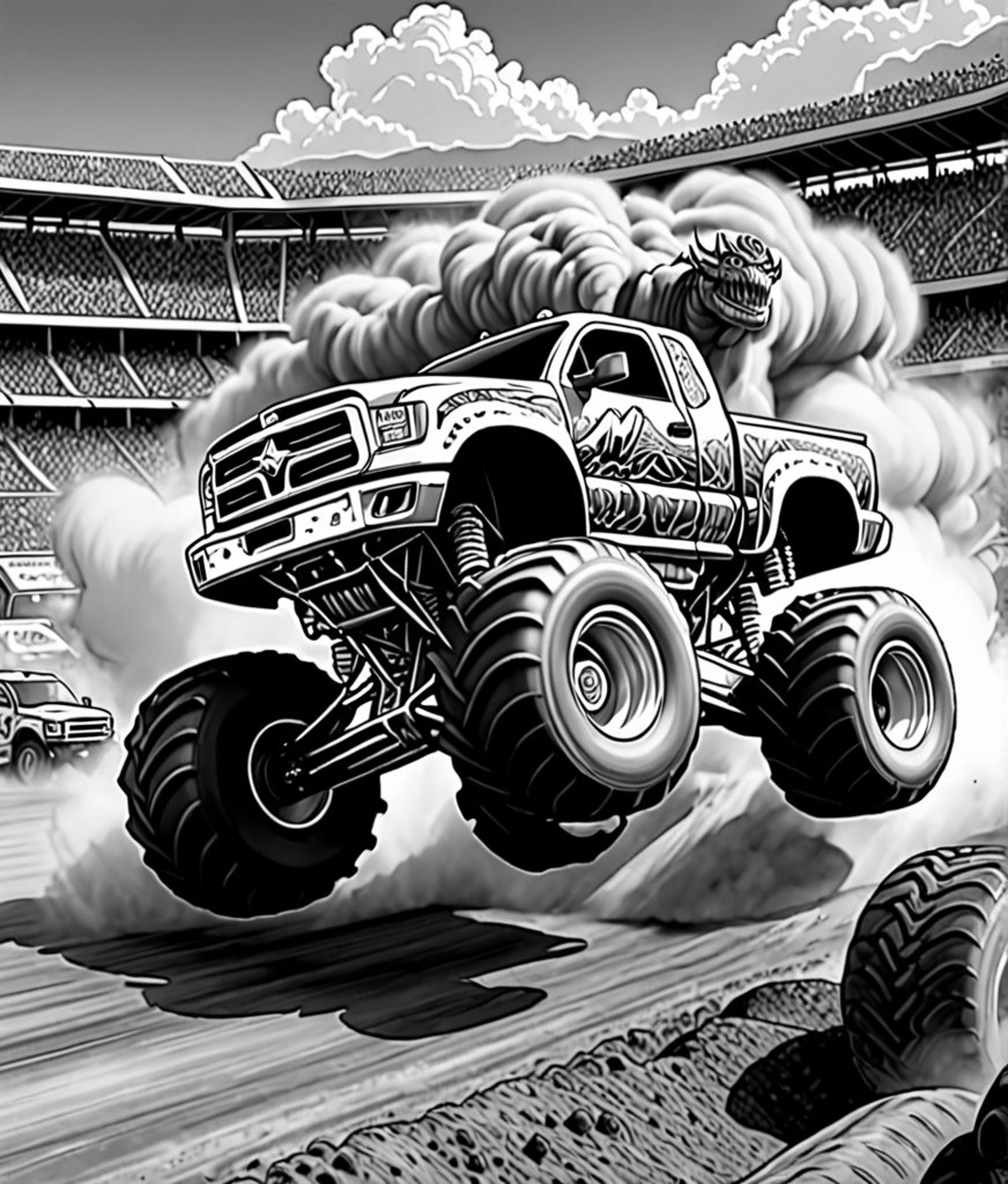 High-octane Monster Truck - Etsy