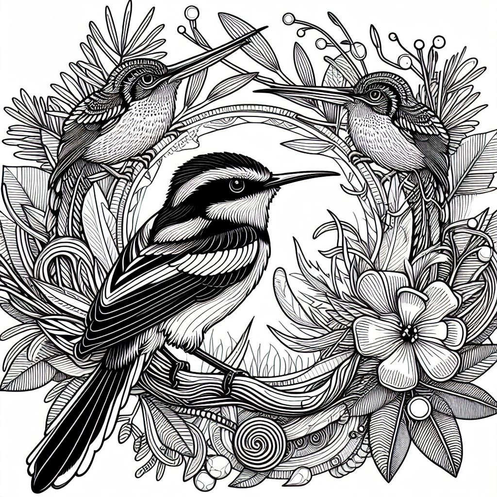 Delightful Small Bird Coloring Pages, Explore Nature's Miniature ...