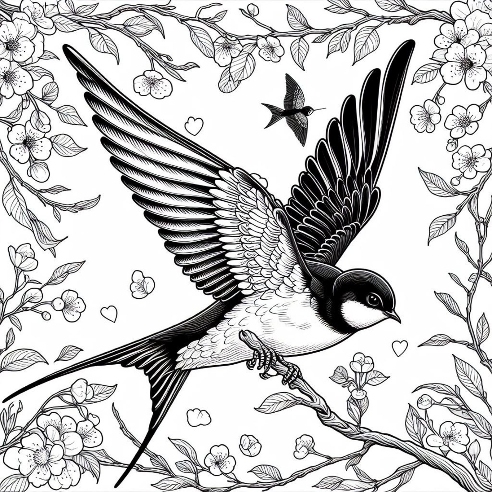 Delightful Small Bird Coloring Pages, Explore Nature's Miniature ...