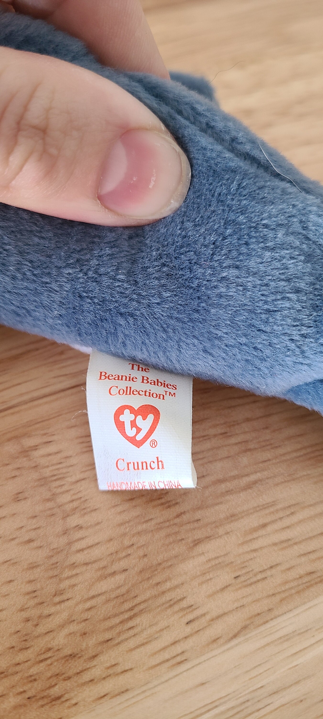 TY Beanie Baby CRUNCH Rare Pvc Pellets and Errors - Etsy