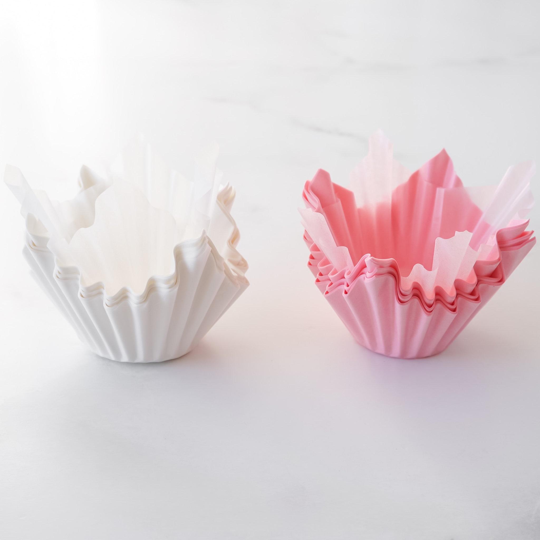 Fluted Cupcake Liners - Pack of 200 | 45 Mm Pleated Baking Liner ...