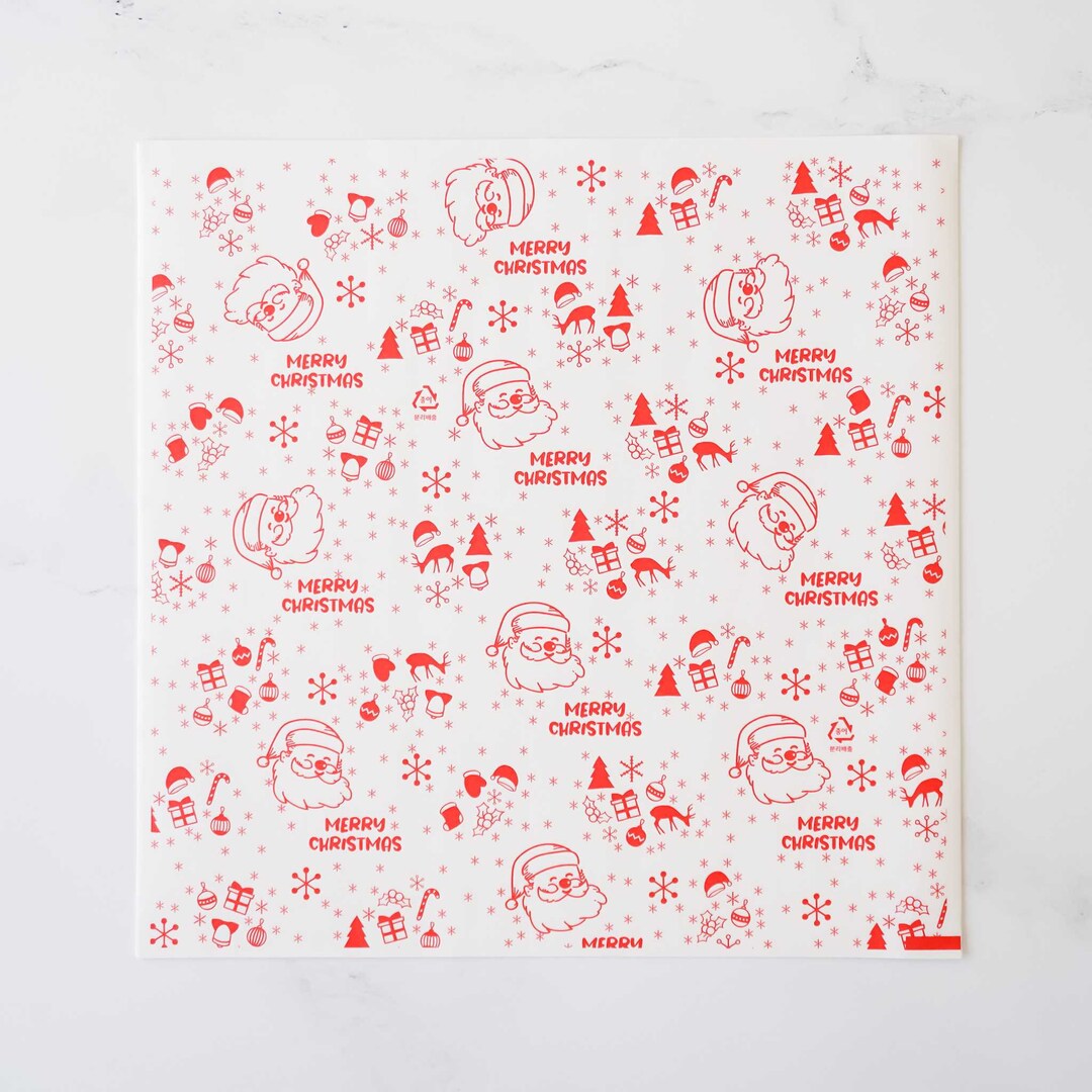 Christmas Santa Deli Paper 25 Sheets 30cm X 30cm Coated - Etsy