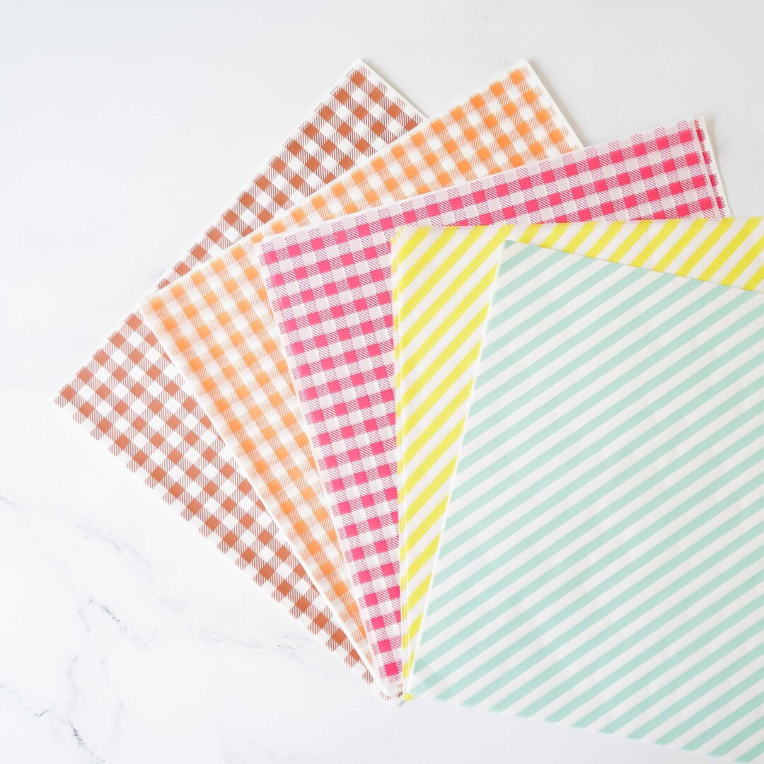 Deli Paper Variety Pack 50 Sheets 30cm X 30cm Coated Parchment Paper ...
